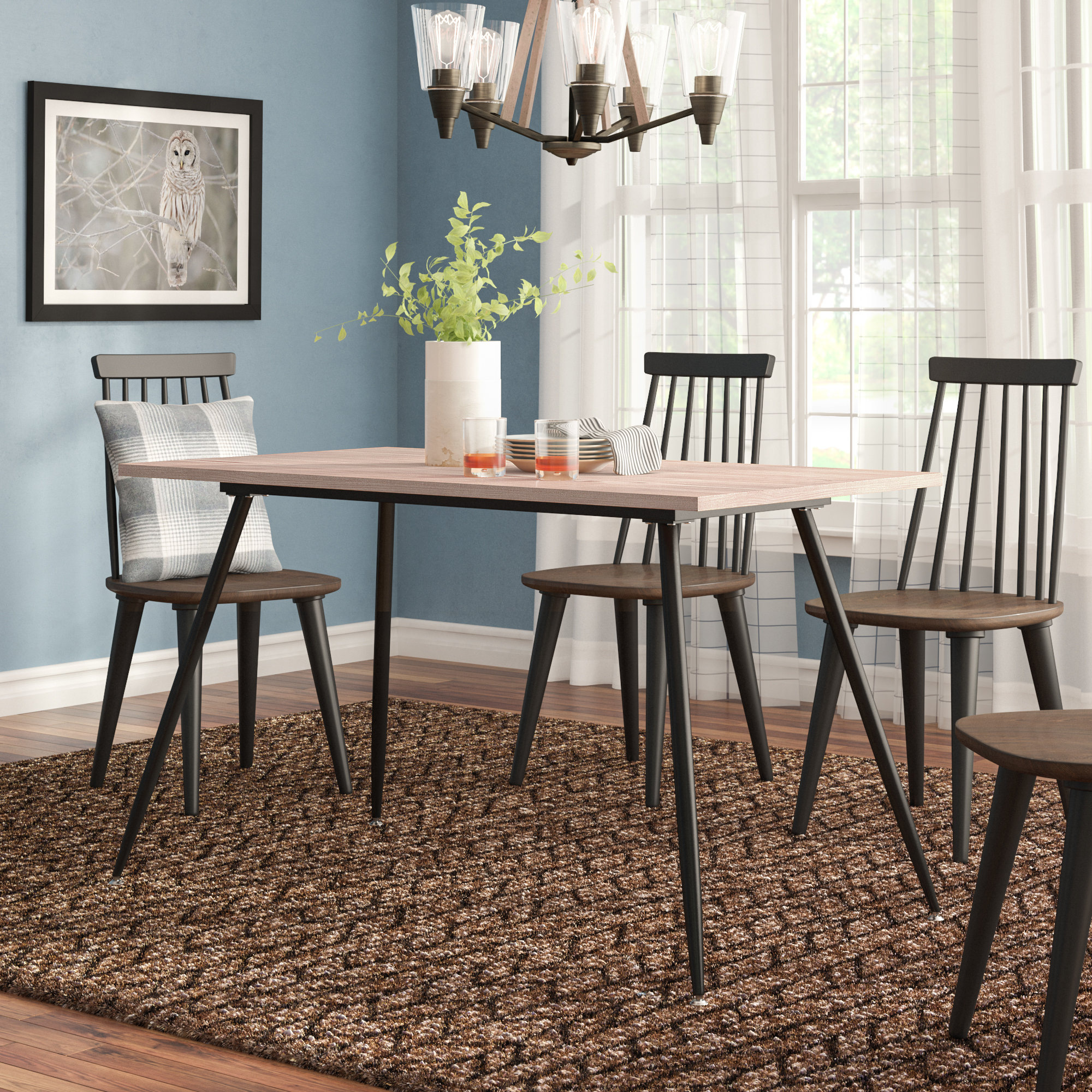 Union Rustic Sanchez 51.18" Dining Table & Reviews | Wayfair