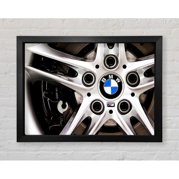 Bright Star BMW Spoke Wheel - Single Picture Frame Print | Wayfair.co.uk