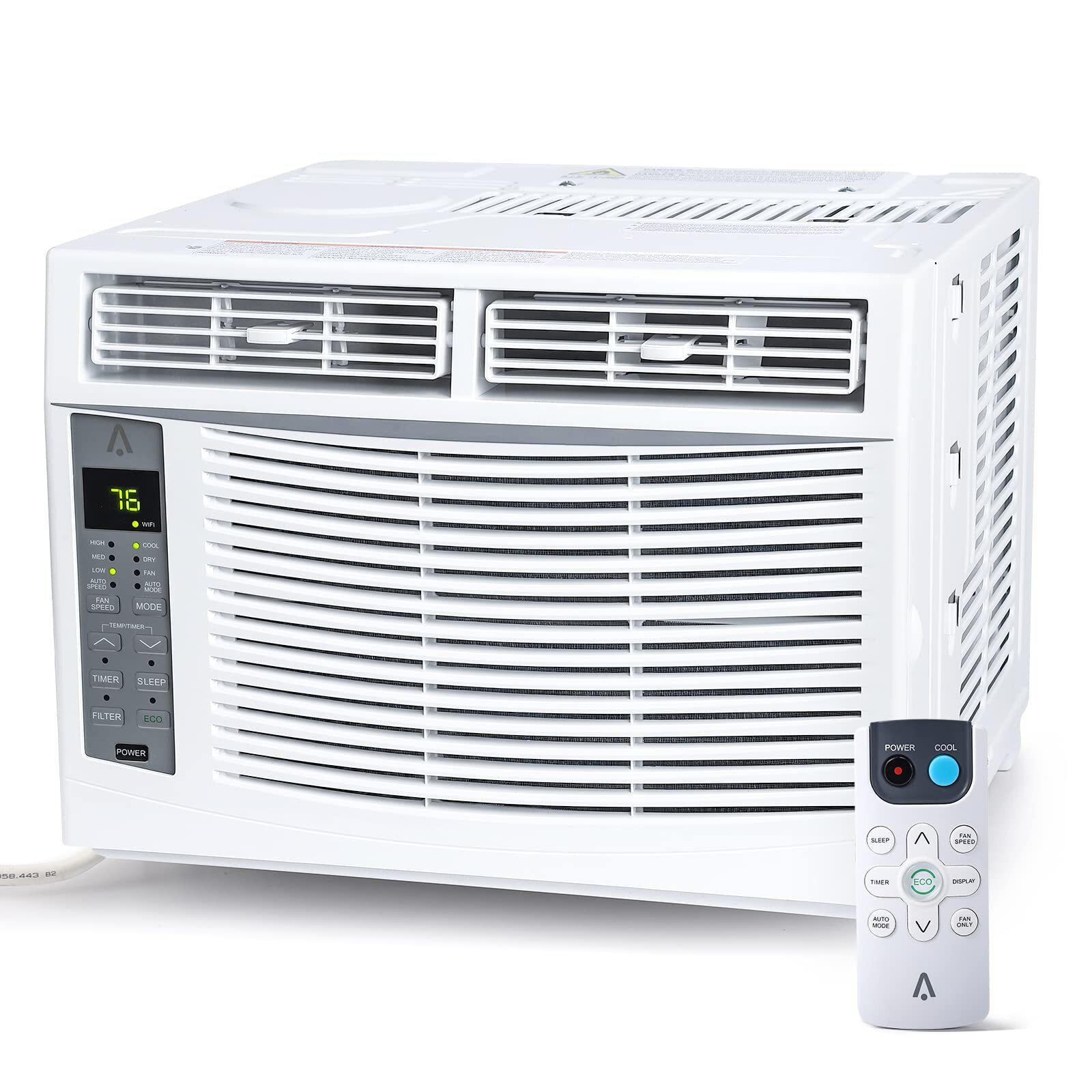 babevy 6000 BTU Air Conditioners Window Unit, Smart Window AC Unit With ...