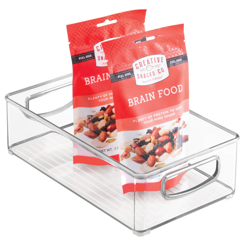 iDesign Plastic Storage Organizer Bin with Handles for Kitchen, 3 Pack ...