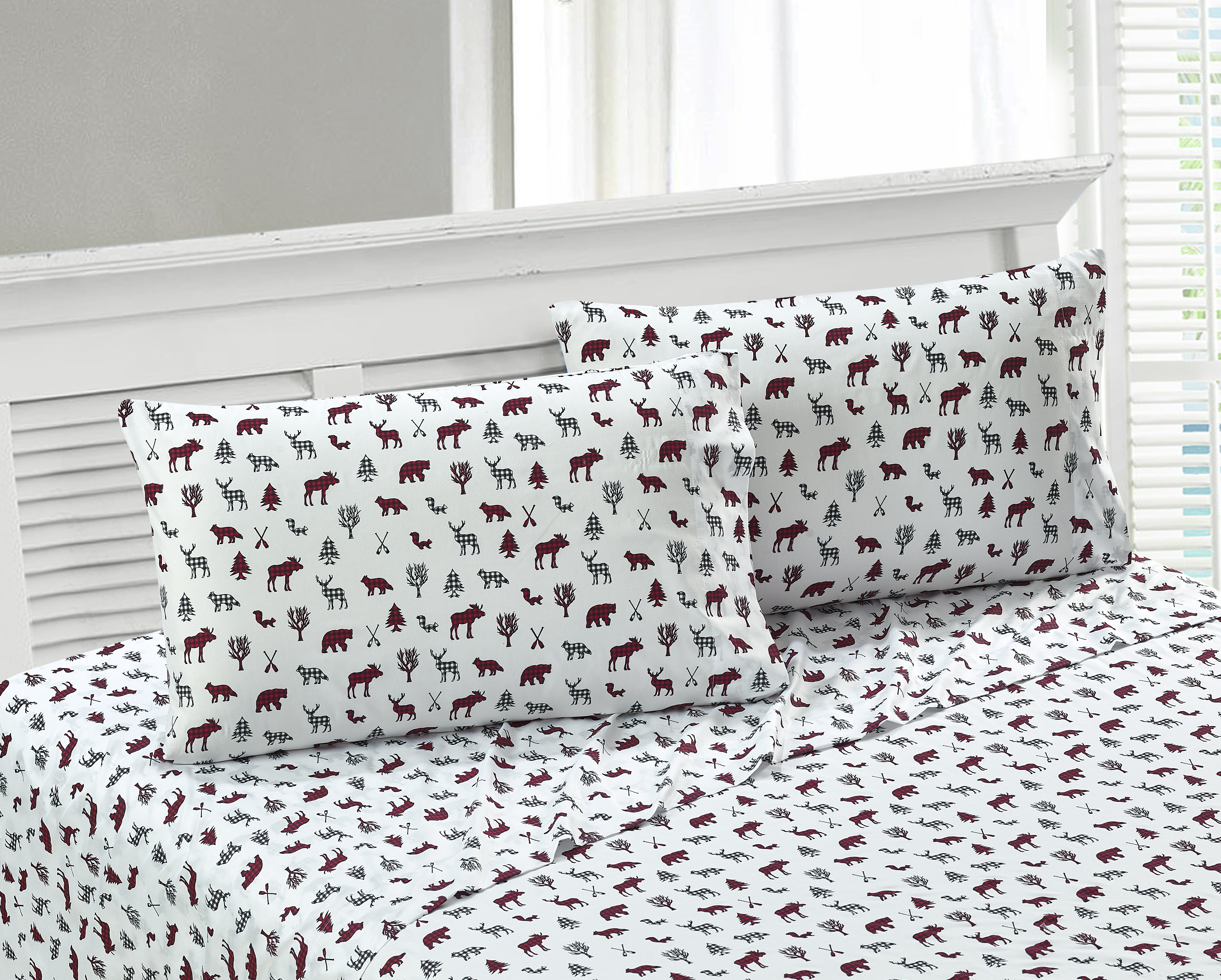 Maison Condelle Northern collection Boulder Animal Print Sheet Set ...