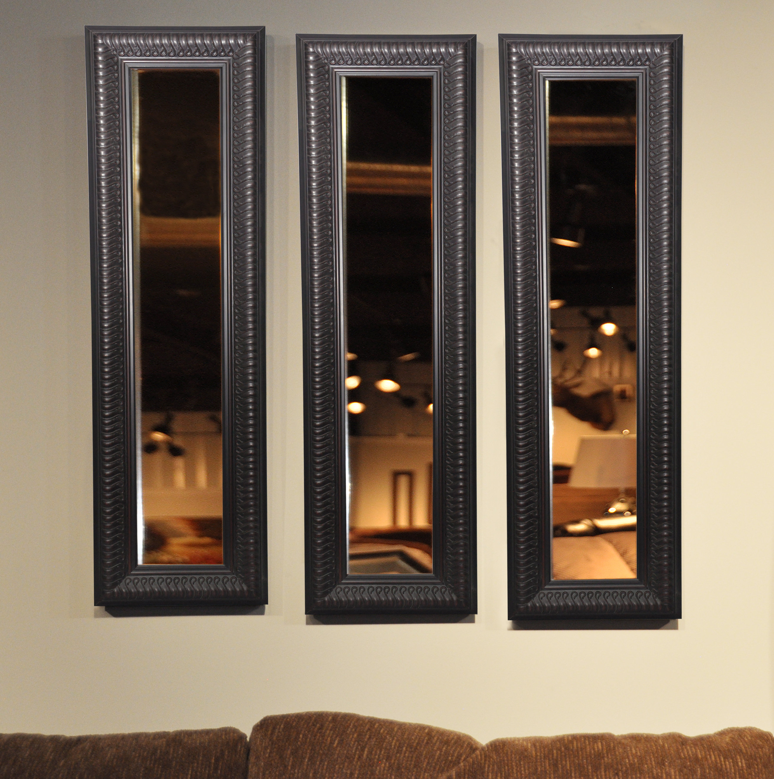 Astoria Grand Derrell Solid Wood Rectangle Wall Mirror | Wayfair