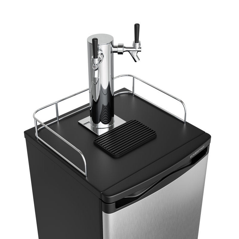 EdgeStar 4.9 cu. ft. Dual Tap Full Size Kegerator "& Reviews" | Wayfair