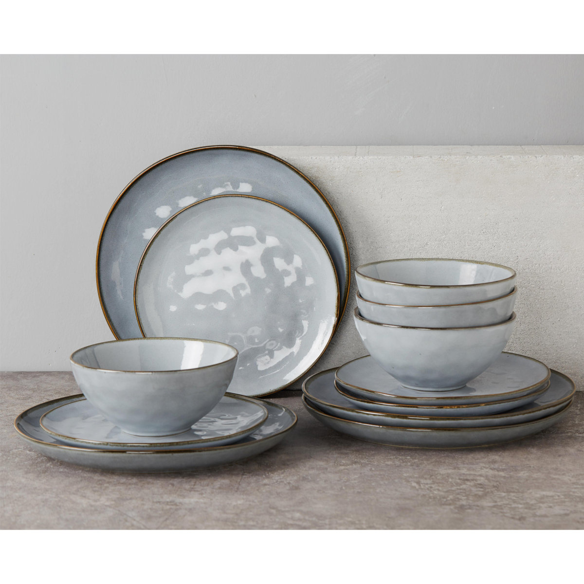 Joss & Main Leny 12-Piece Stoneware Dinnerware Set - Service for 4 ...