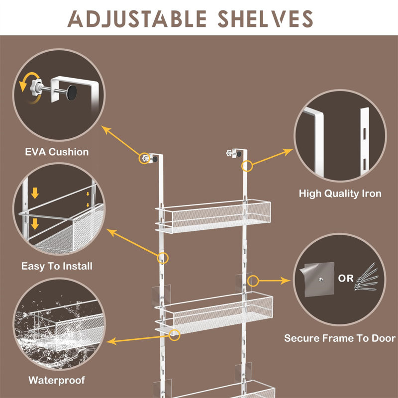 Rebrilliant Nussen Cabinet Door Organizer | Wayfair