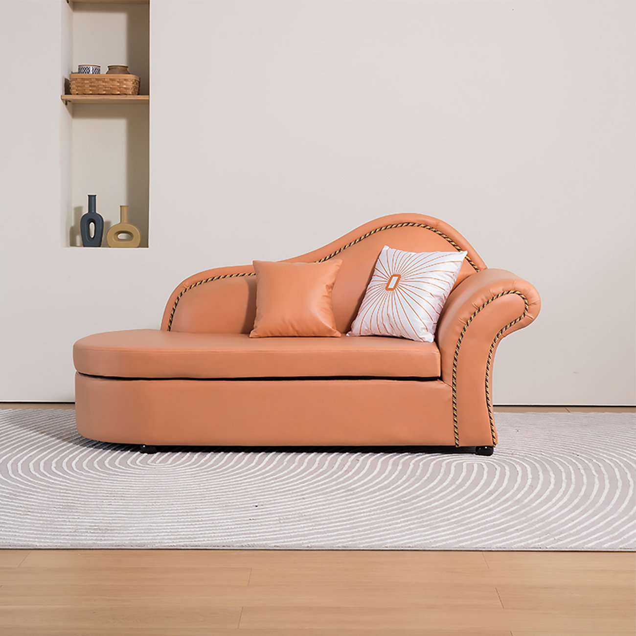 Finesse Furni Modern Minimalist Bedroom Lounge Sofa Bed Tech Fabric Sofa - Wayfair Canada