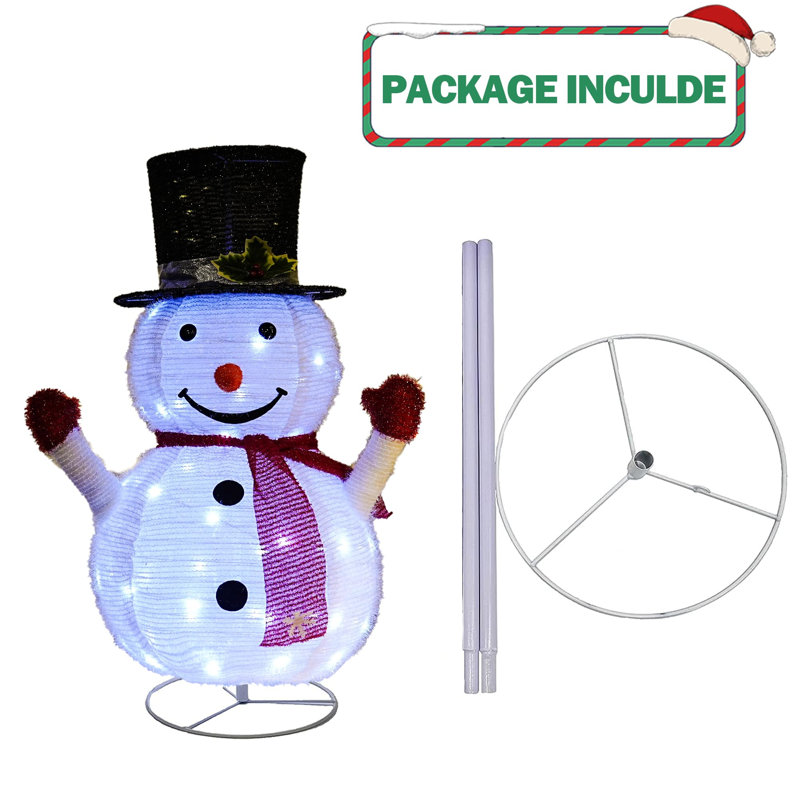 The Holiday Aisle® Bright Christmas Snowman Decorations | Wayfair