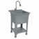 UTILITYSINKS Plastic 24" Compact Workshop Freestanding Laundry Sink ...