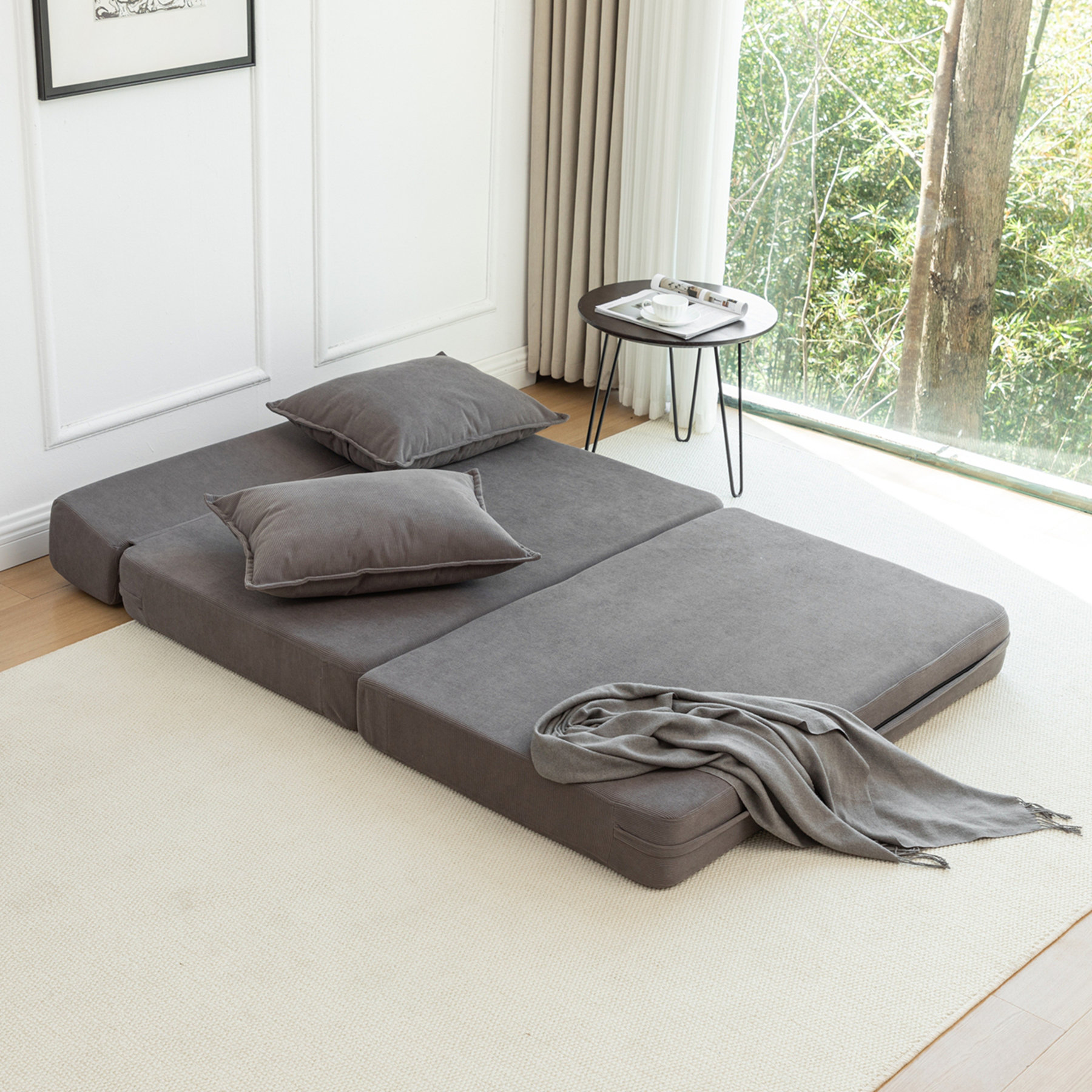 Ebern Designs Foldable Sofa Bed Sleeper Lounge Chair | Wayfair