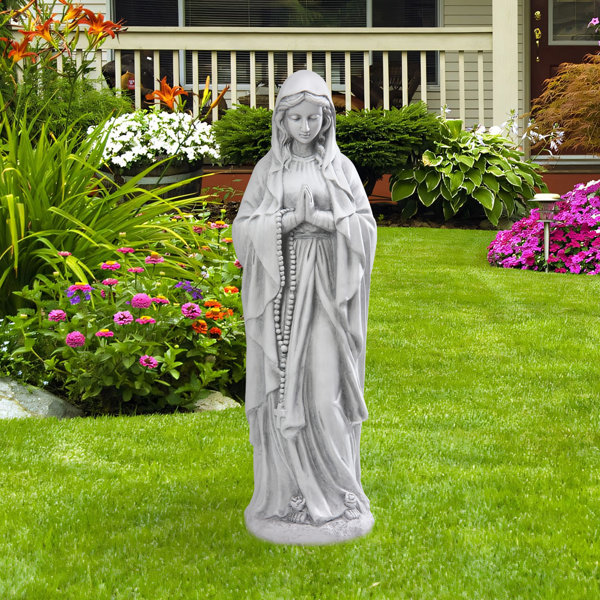 Astoria Grand Eskil Virgin Mary Praying Statue Outdoor Garden Religious ...
