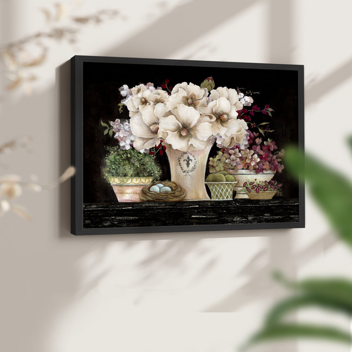 Winston Porter Neutral Still Life -Framed Print - Restickable | Wayfair
