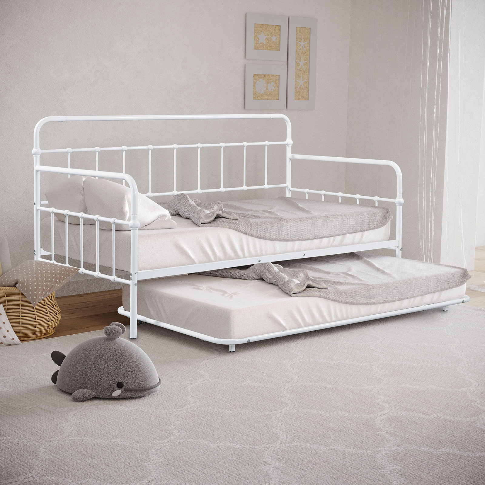 August Grove® Djordi Daybed With Trundle | Wayfair