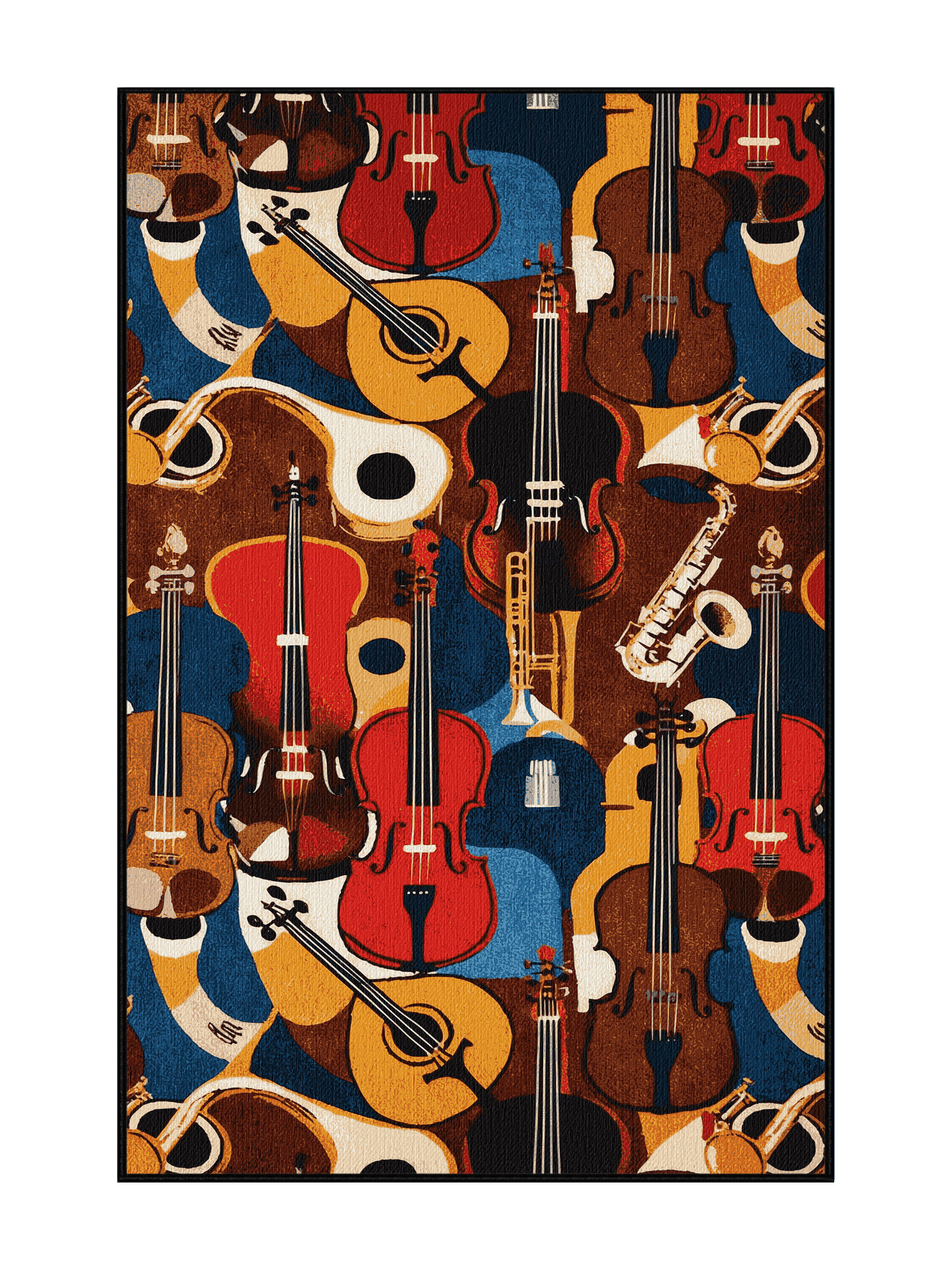 Dakota Fields Washable Musical Instruments Music Area Rug - Wayfair Canada