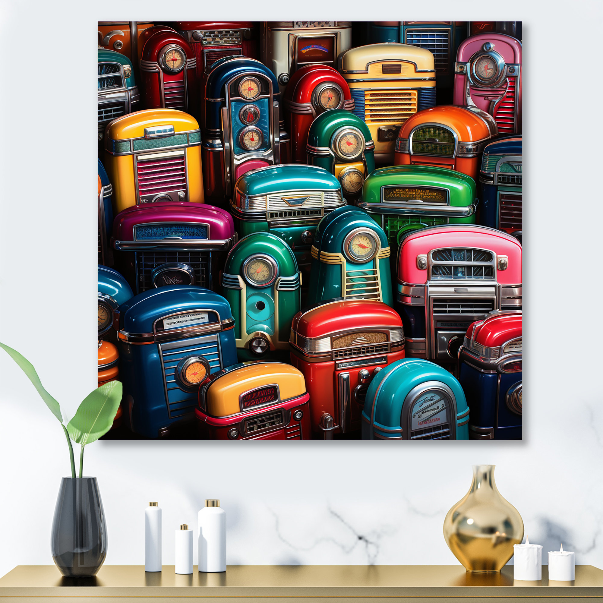 Lark Manor Colourful Rural Melodies Jukebox Jamboree - Jukeboxes Metal ...