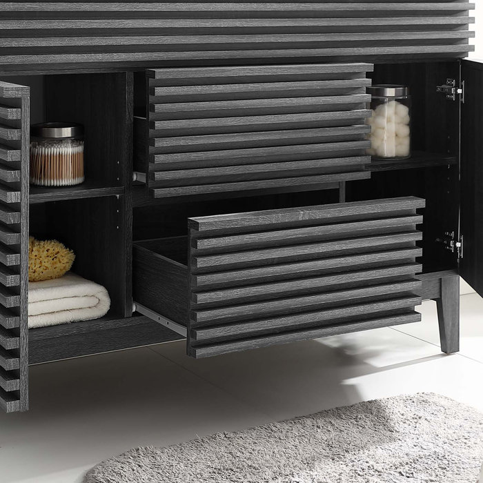 Modway Render 48" Single Bathroom Vanity Base Only & Reviews | Wayfair