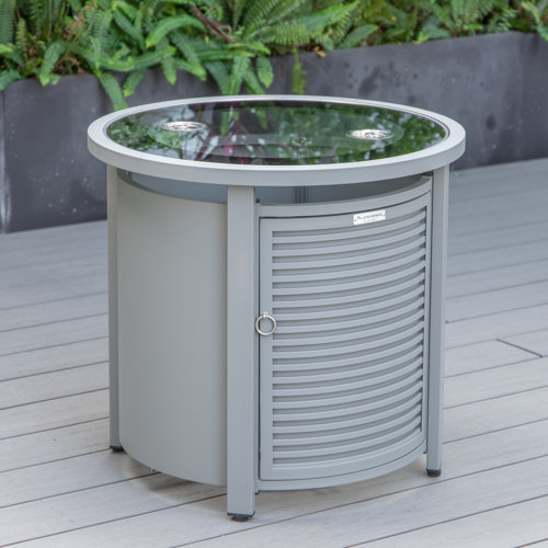 Corrigan Studio® Modern Fire Pit Propane Tank Cover | Wayfair