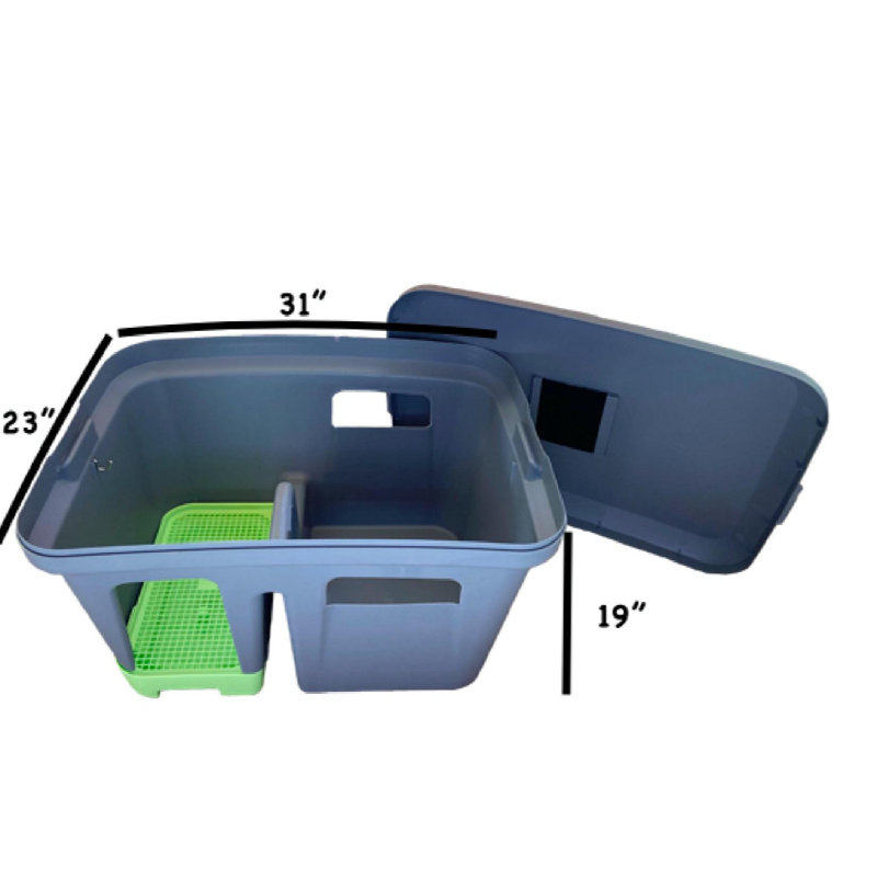 Tucker Murphy Pet™ Tillis Plastic Enclosed Standard Litter Box ...