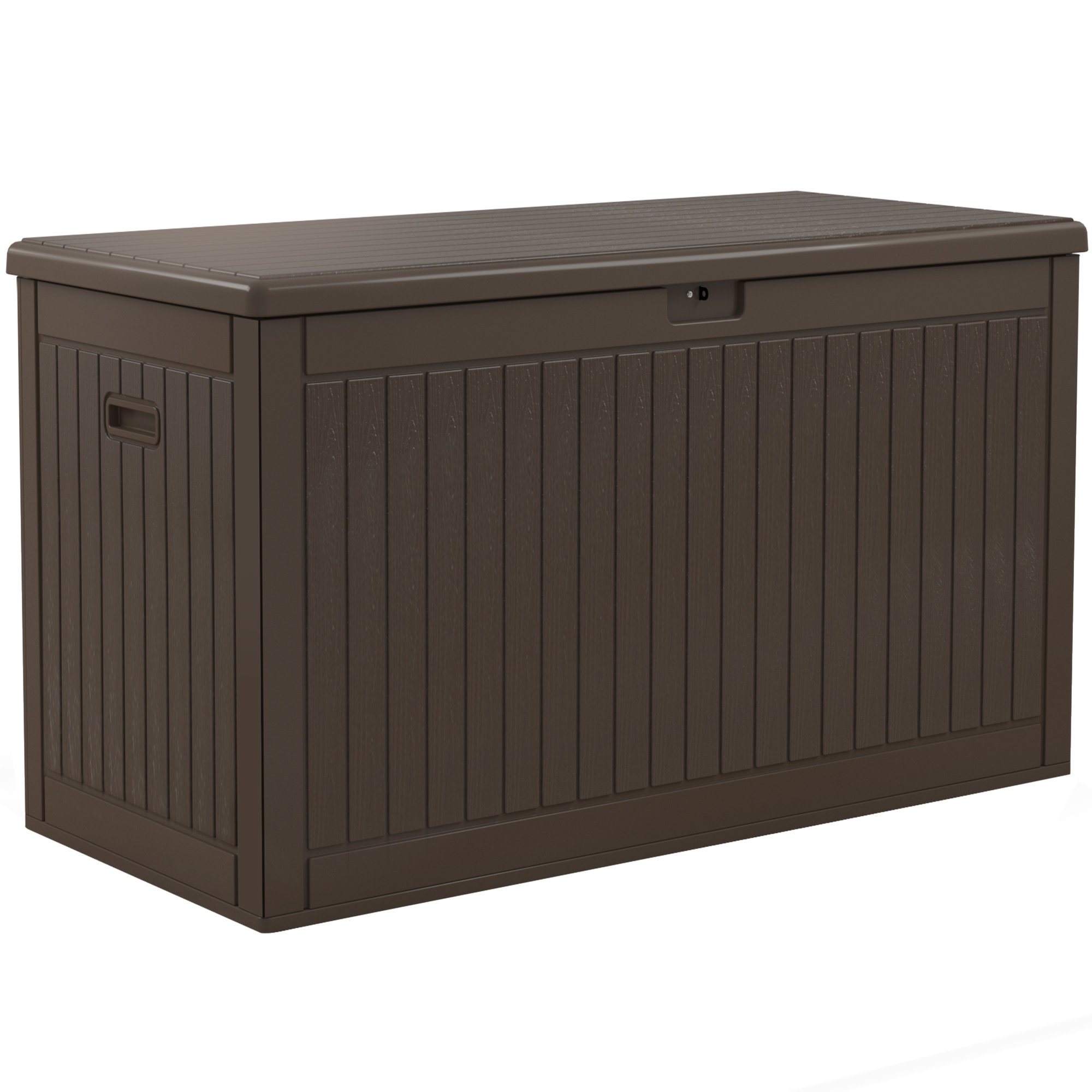 Balconera 260 Gallons Water Resistant Resin Lockable Deck Box & Reviews ...