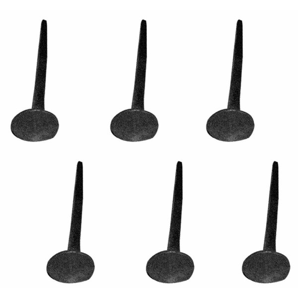 The Renovators Supply Inc. Clavos Black Wrought Iron Nails Square Iron ...