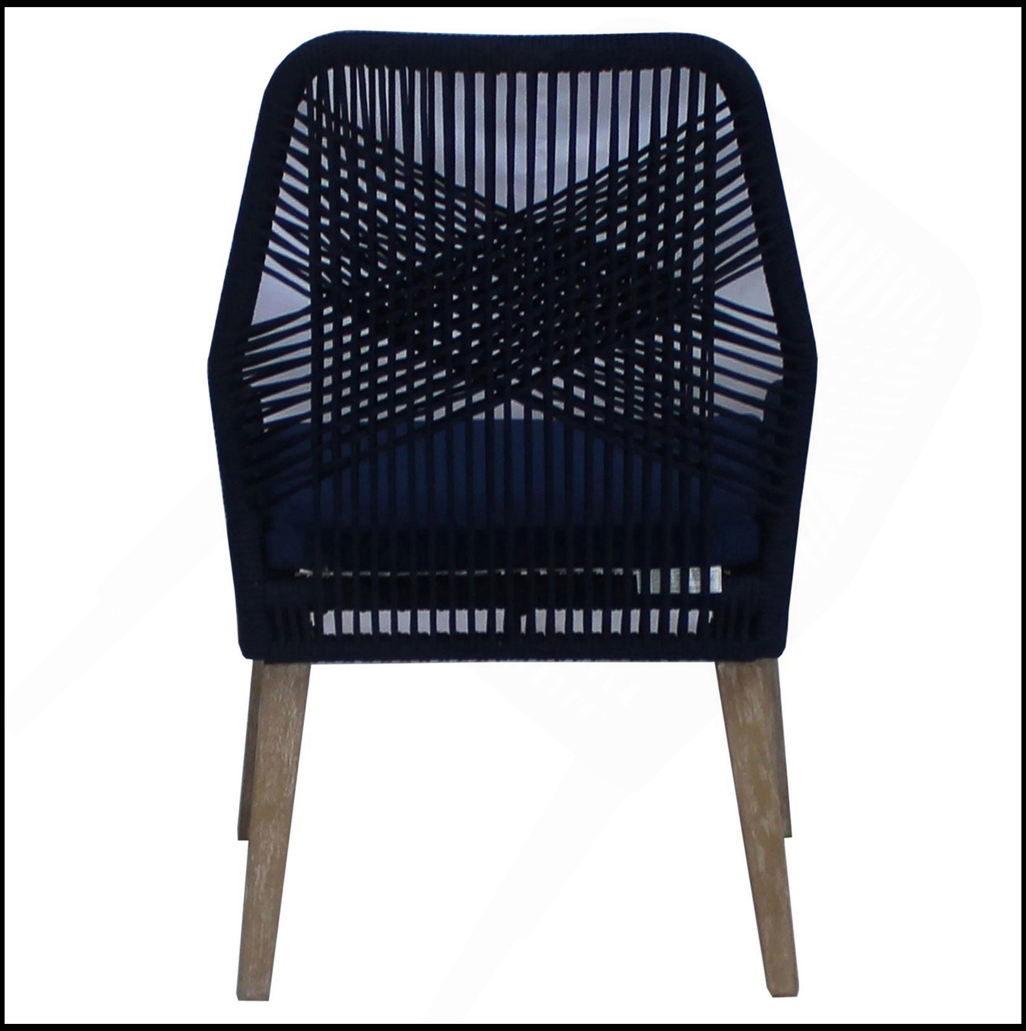 Bayou Breeze Dark Navy Back Side Chair (Set Of 2) | Wayfair