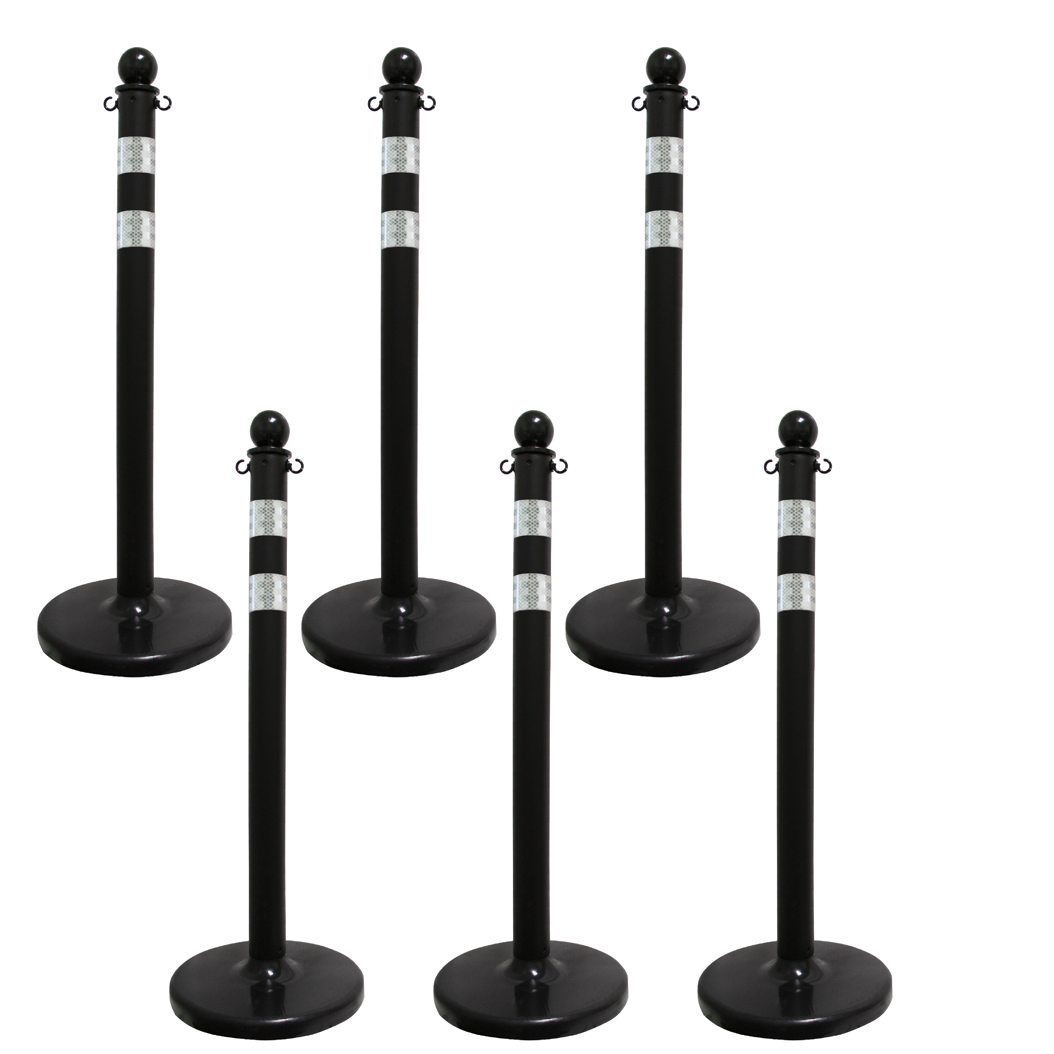 Mr. Chain Medium Duty Stanchion with Reflective Stripes - Wayfair Canada