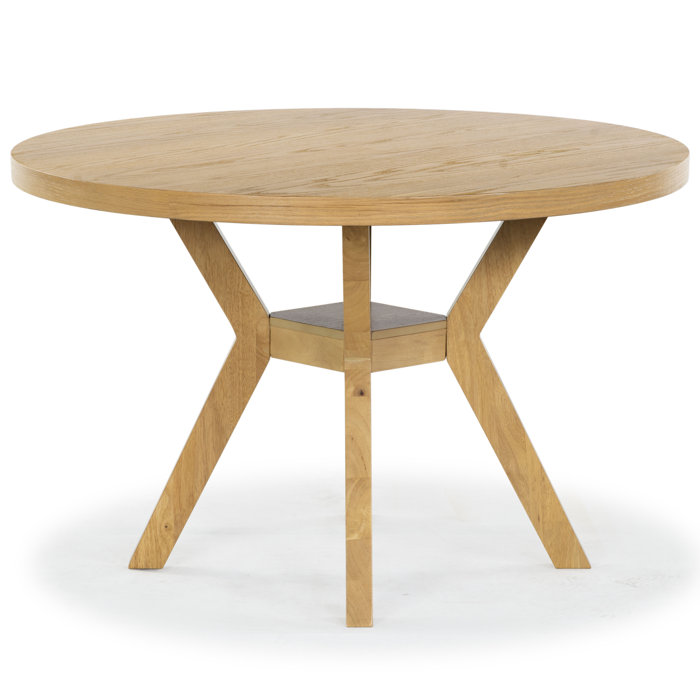 SafaviehCouture Round Solid Wood Base Dining Table & Reviews | Wayfair
