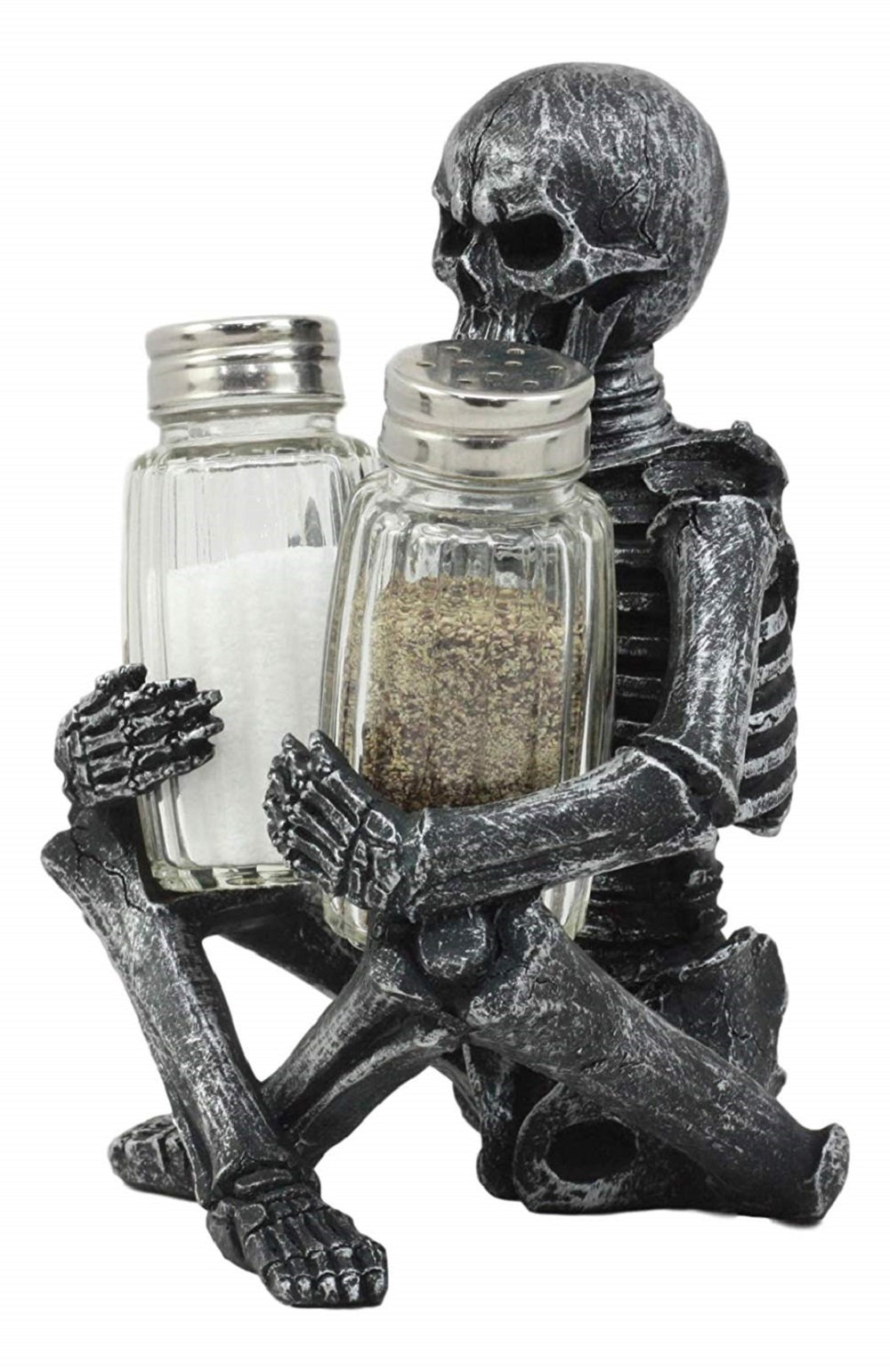 Trinx Joshan Gothic Day of the Dead Graveyard Garnish Sitting Skeleton ...