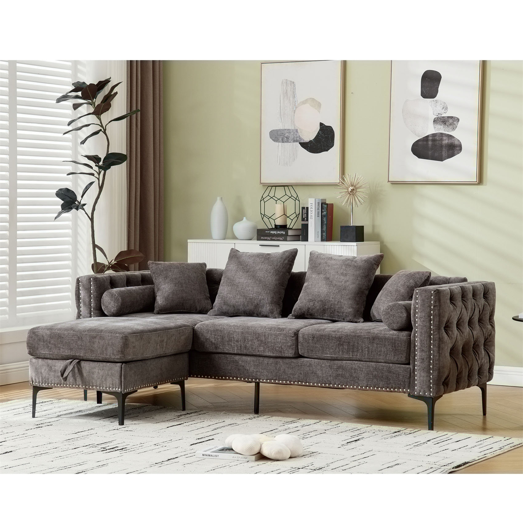 Brayden Studio® L Shape Sectional Sofa | Wayfair