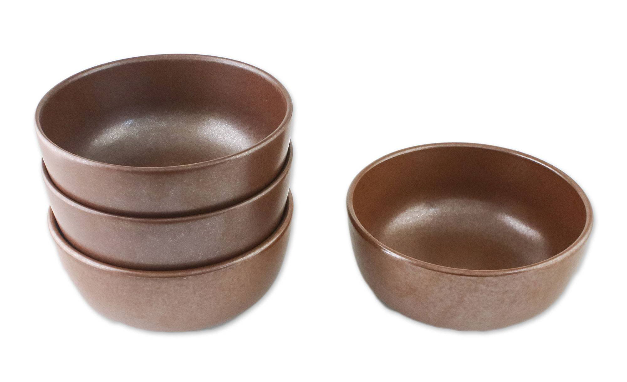 Gracie Oaks Cytheria Simple Meal Ceramic Bowls (Set Of 4) | Wayfair