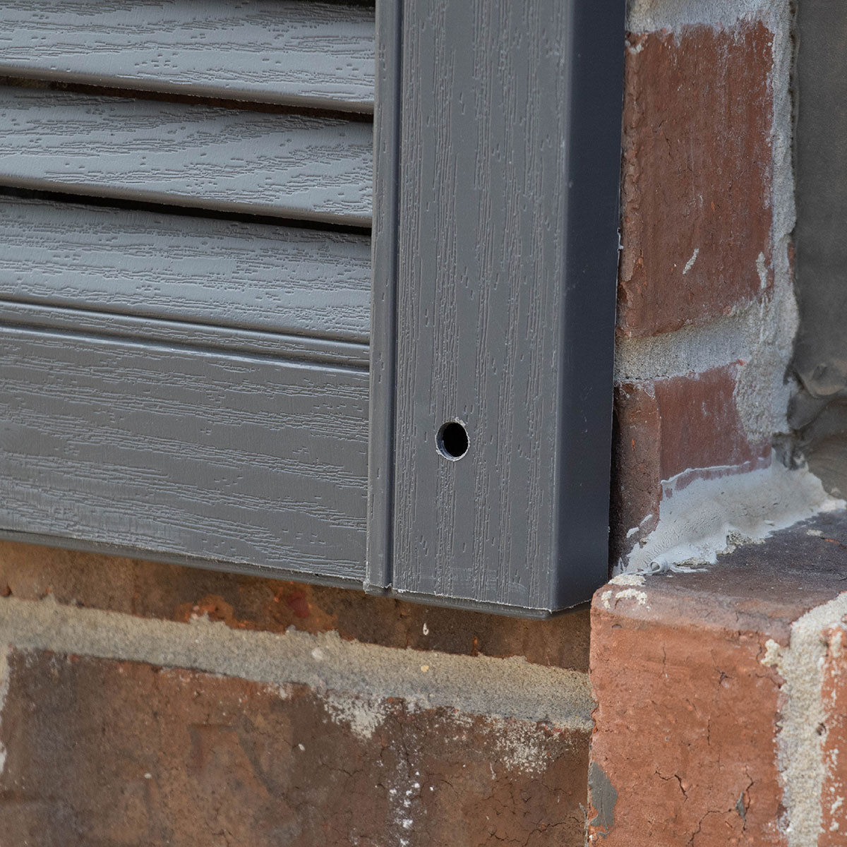 Builders Edge, TailorMade Cathedral Top Center Mullion, Open Louver ...