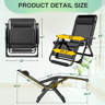 Arlmont & Co. Oversized XXL Folding Zero Gravity Chair, Patio Reclining ...