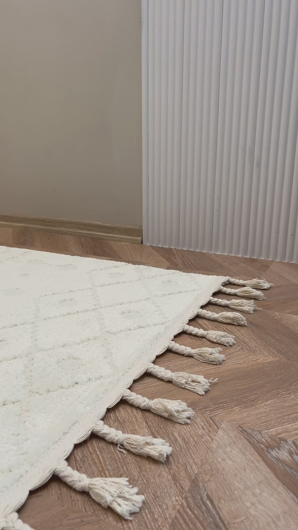 Ebern Designs Milan Cream Soft Textured Scandinavian Rug | Wayfair