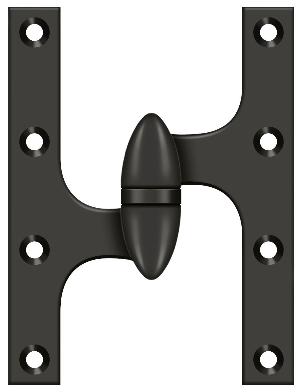 Deltana 6'' H x 5'' W Surface Mount Door Hinge | Wayfair