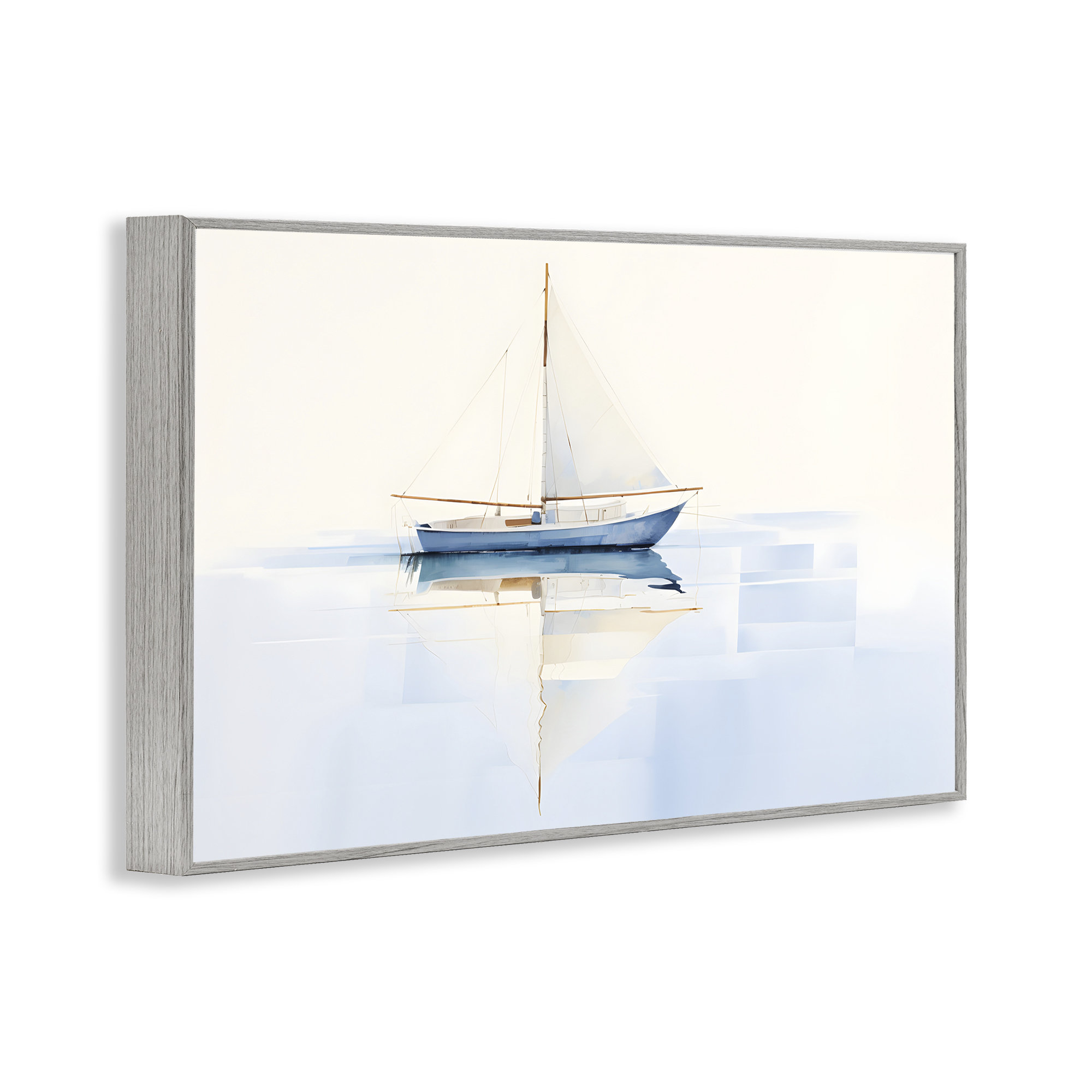 Ebern Designs Reflective Sails View Giclee Art by Petal Prints Design ...