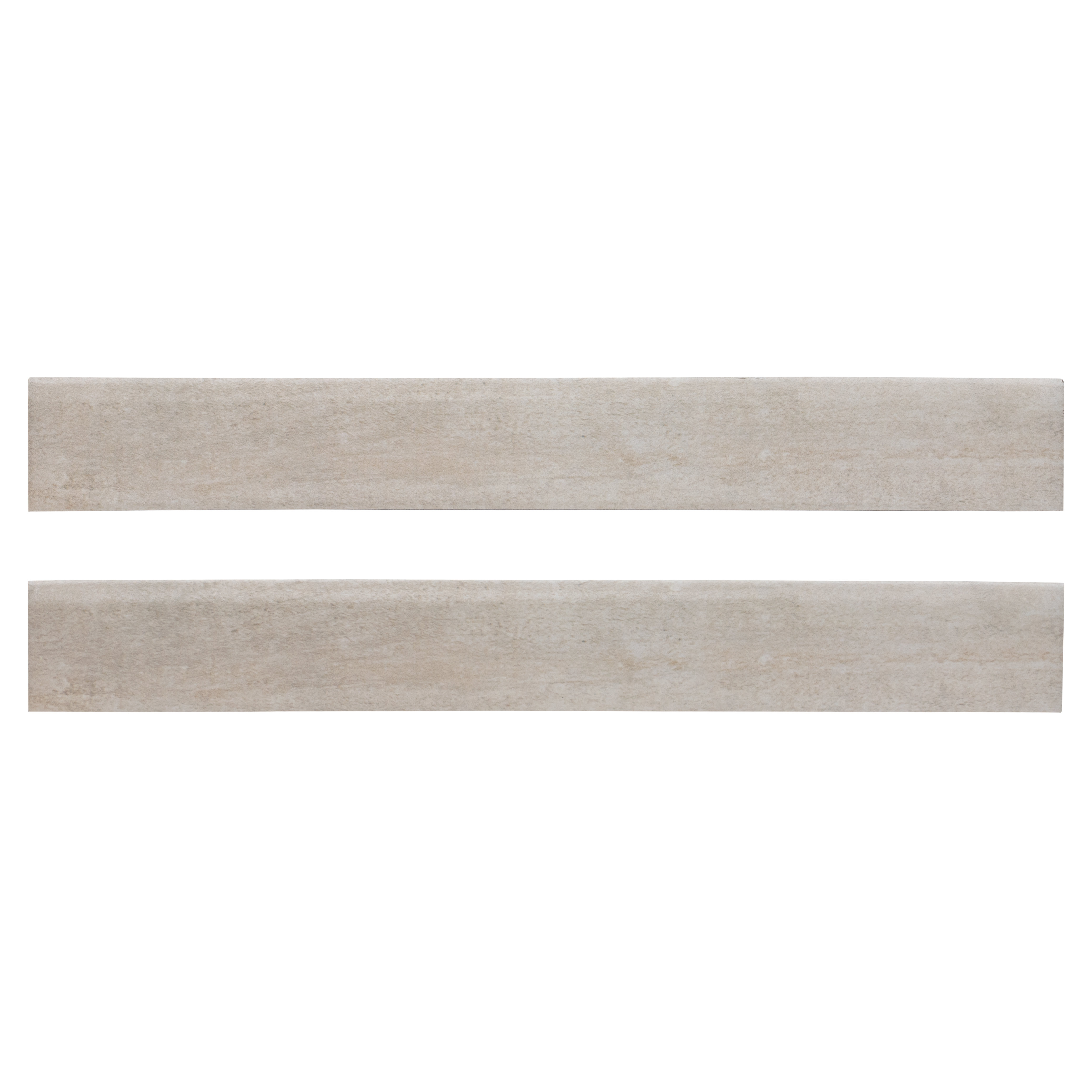 MSI 24" x 3" Matte Porcelain Bullnose Tile Trim in Metropolis Taupe ...