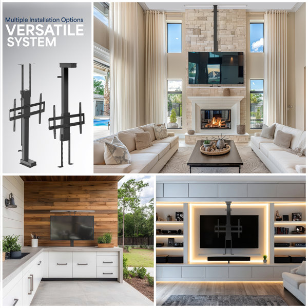 VIVO Motorized Large TV Mount with Remote Control (MOUNT-E-DN88) | Wayfair