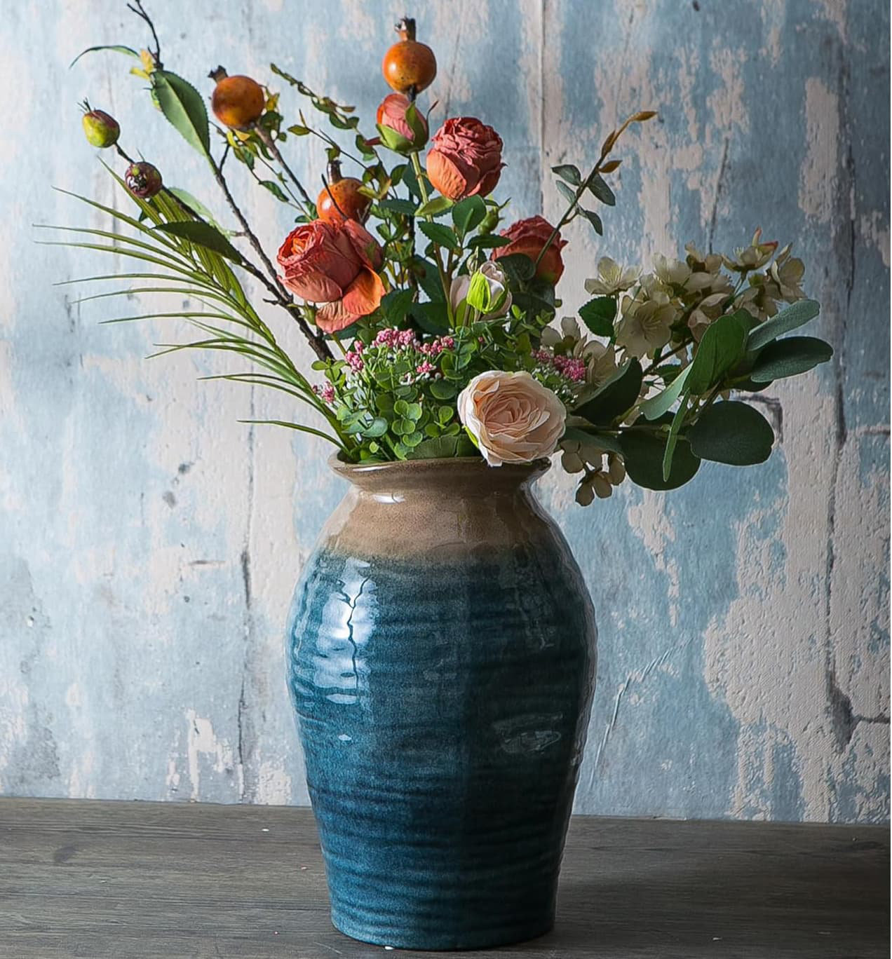 Interesting Blue Floor Vase Pictures