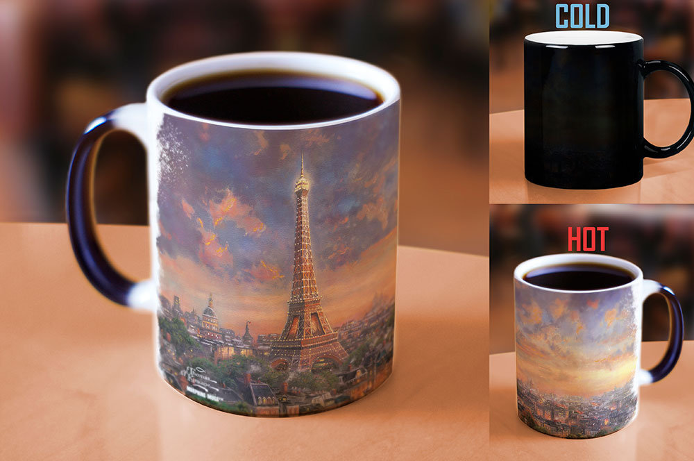 Morphing Mugs Thomas Kinkade Paris City of Love Morphing Mugs Heat ...