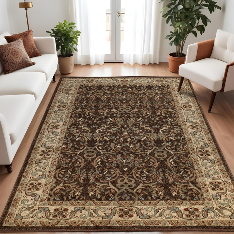 Canora Grey Ahnyah Traditional Oriental Floral Scroll Classic Vines ...