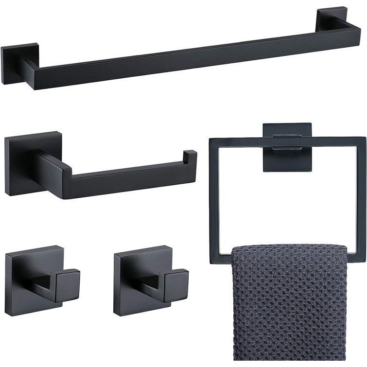 Hoomic 5 - Piece Bathroom Hardware Set | Wayfair