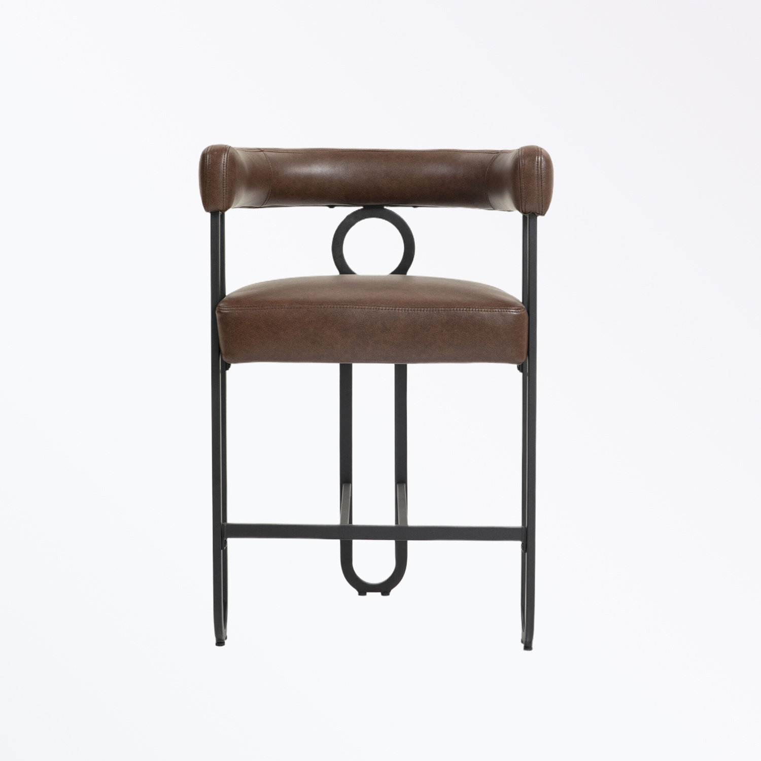 17 Stories PU Upholstered Modern Bar Stool with Metal Frames - Wayfair ...
