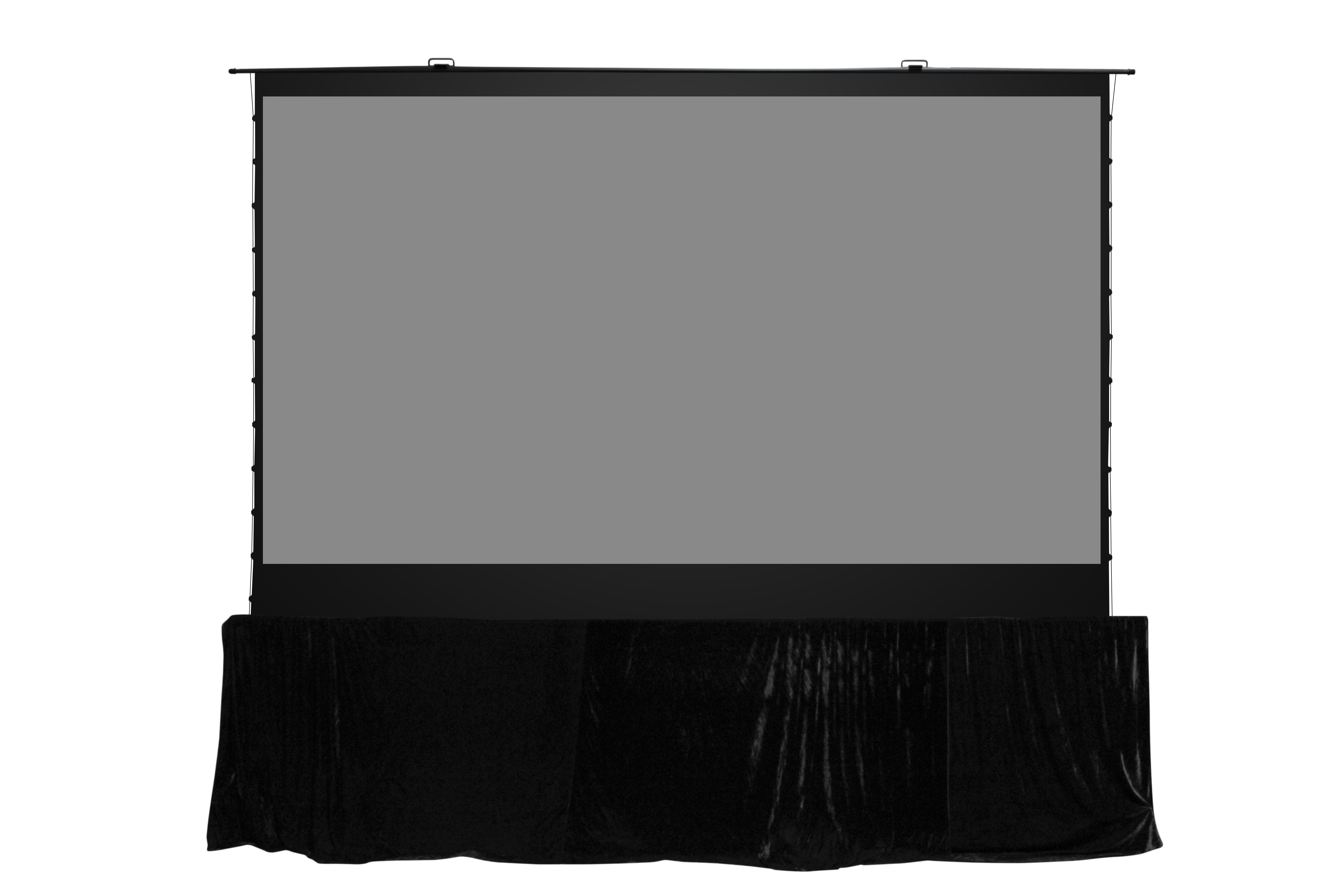 Elite Screens QuickStand Gray 145" diag. 16:9 Portable Floor Rising ...