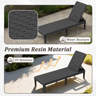 Latitude Run® 74" All-Weather Resin Chaise Lounge Chair, 5-Position ...