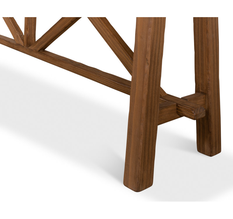 Loon Peak® Berlin 93'' Solid Wood Console Table | Wayfair