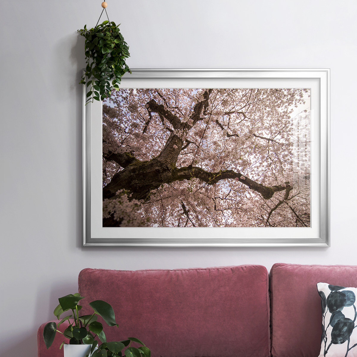 Ebern Designs Spring's Arrival-FramedFramed Print W Beveled Matt and ...