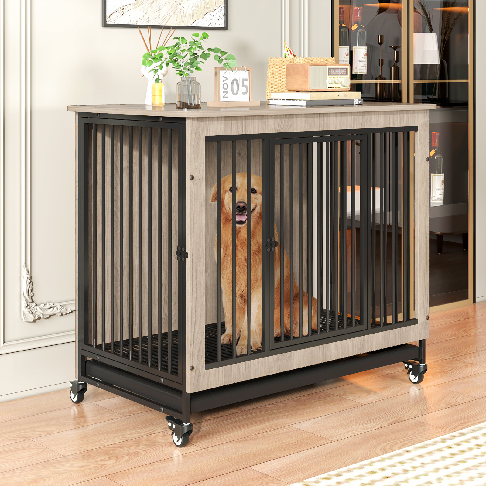 Tucker Murphy Pet™ Manufactured Wood Portable Dog House | Wayfair