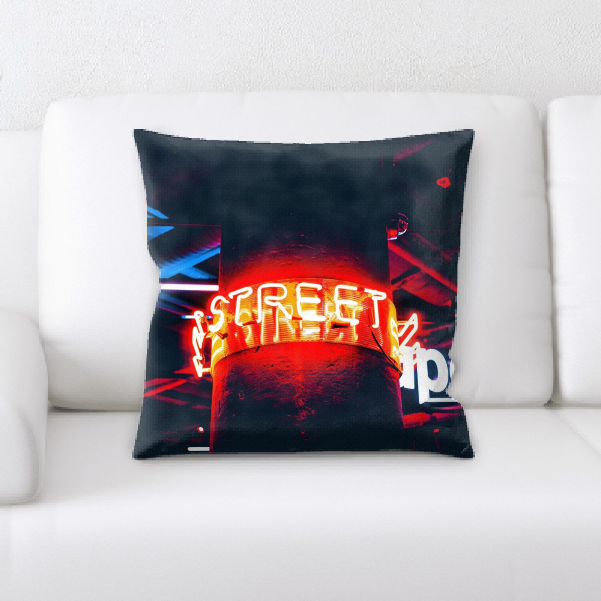 Latitude Run® Waithman Neon Throw Pillow | Wayfair