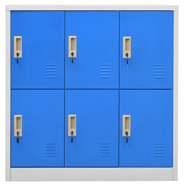 Inbox Zero 6 -Door 6 -Shelf Storage Cabinet | Wayfair.co.uk