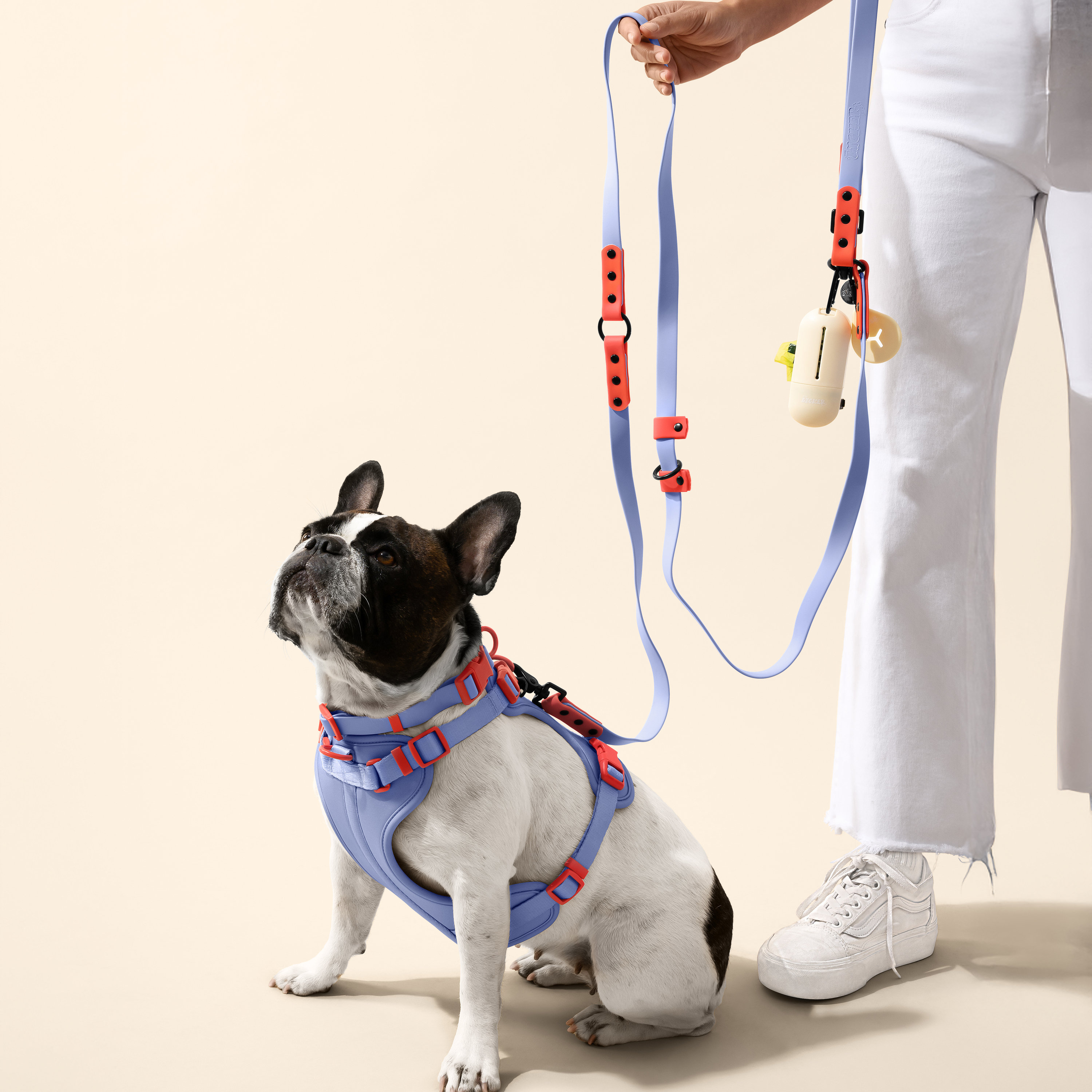 The Licker Store Luna 8FT Adjustable 6-in-1 Waterproof Hands-Free Leash ...