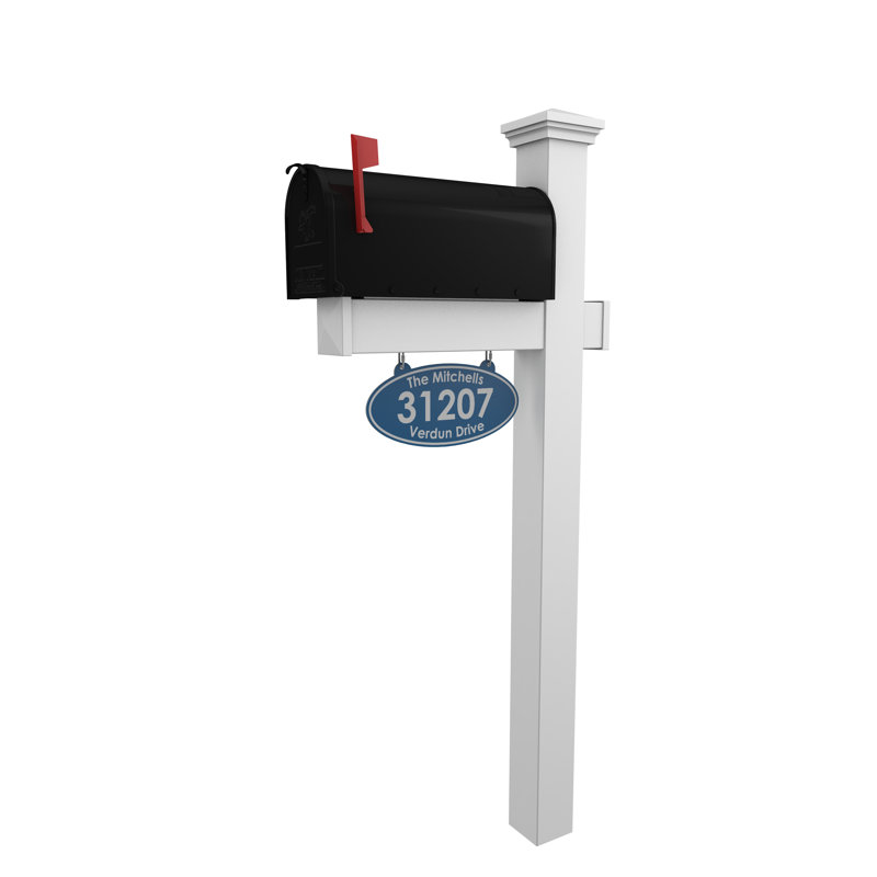 4Ever Products Post Mounted Mailbox | Wayfair